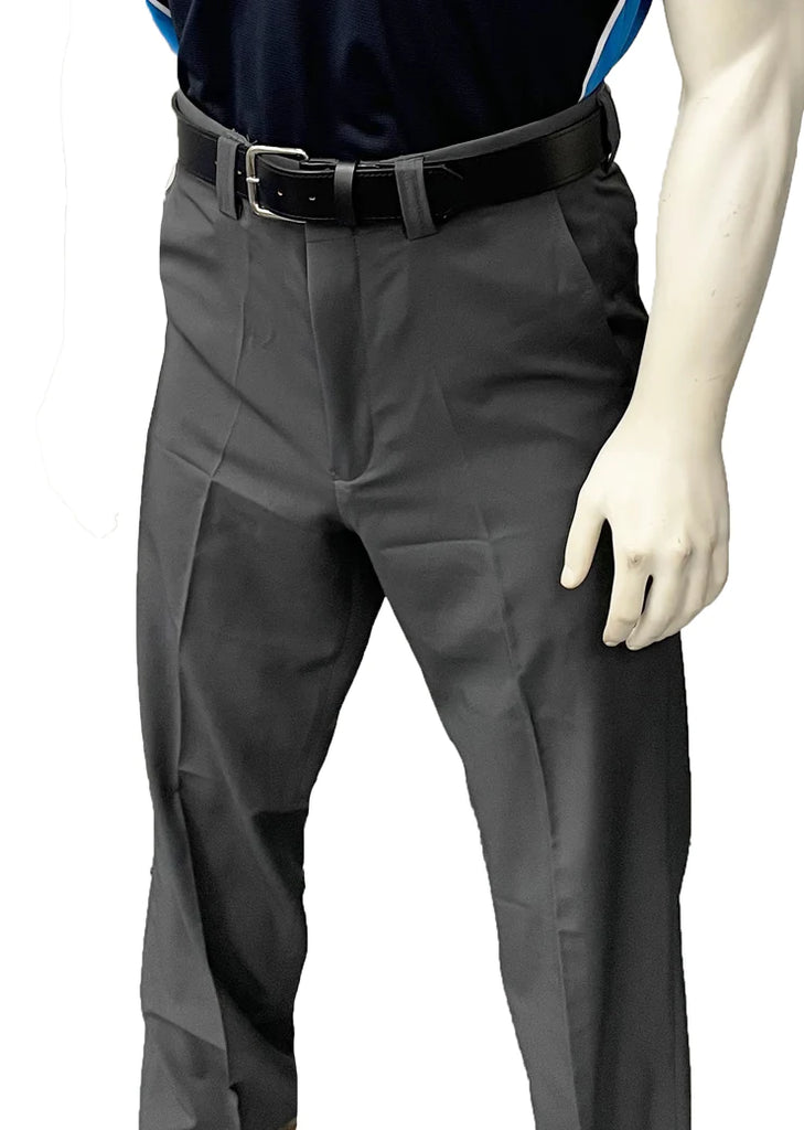 ASKP4W6 'NEW' Smitty 4-Way Stretch Flat Front Charcoal Grey Base Pants ...